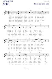 JEM-Kids 210 - Jésus est plus fort, Crelier Eve , Fichier PDF : JEM ...